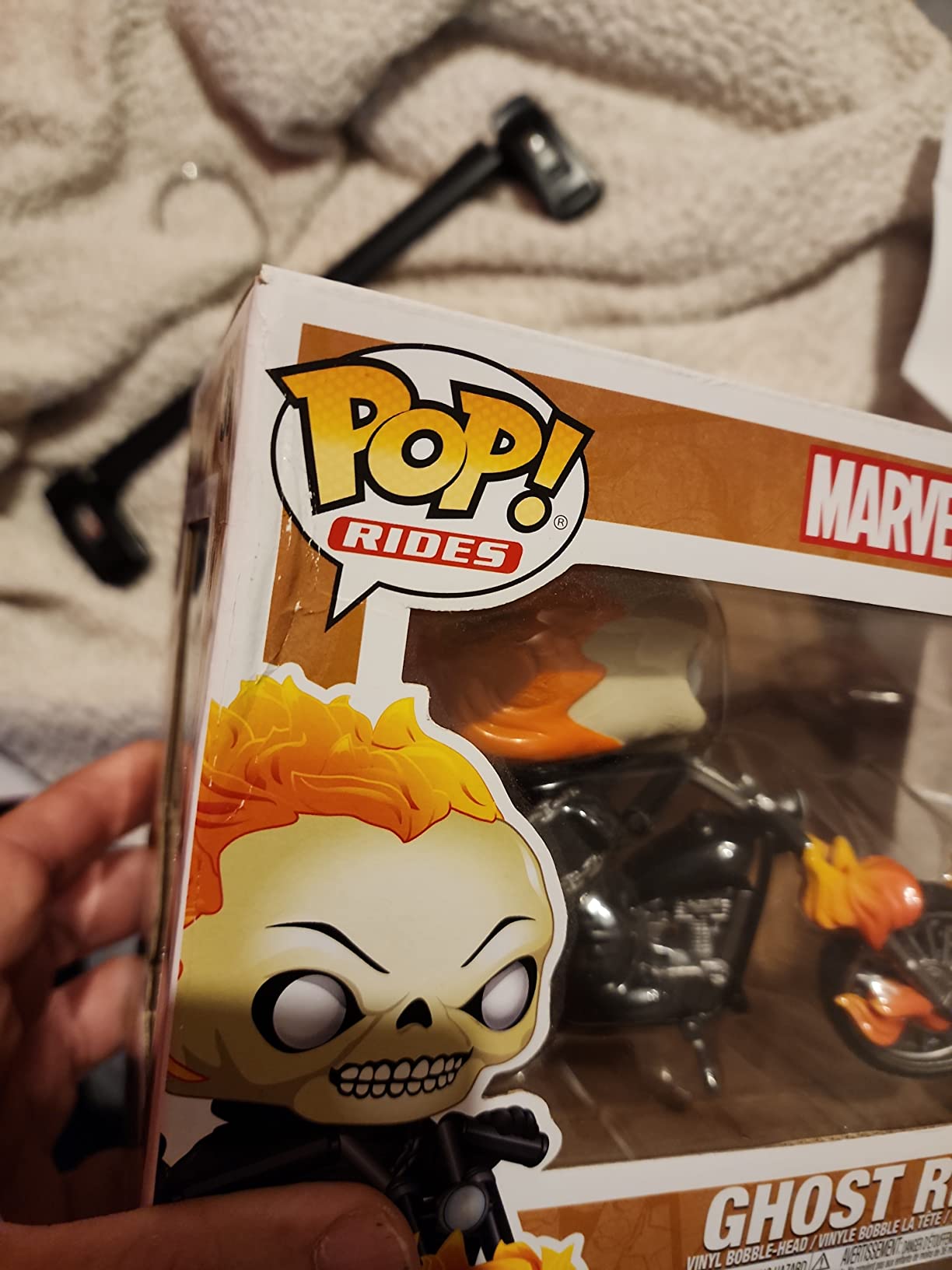 Amazon.com: Funko Pop! Rides: Marvel Classic Ghost Rider with Bike ...