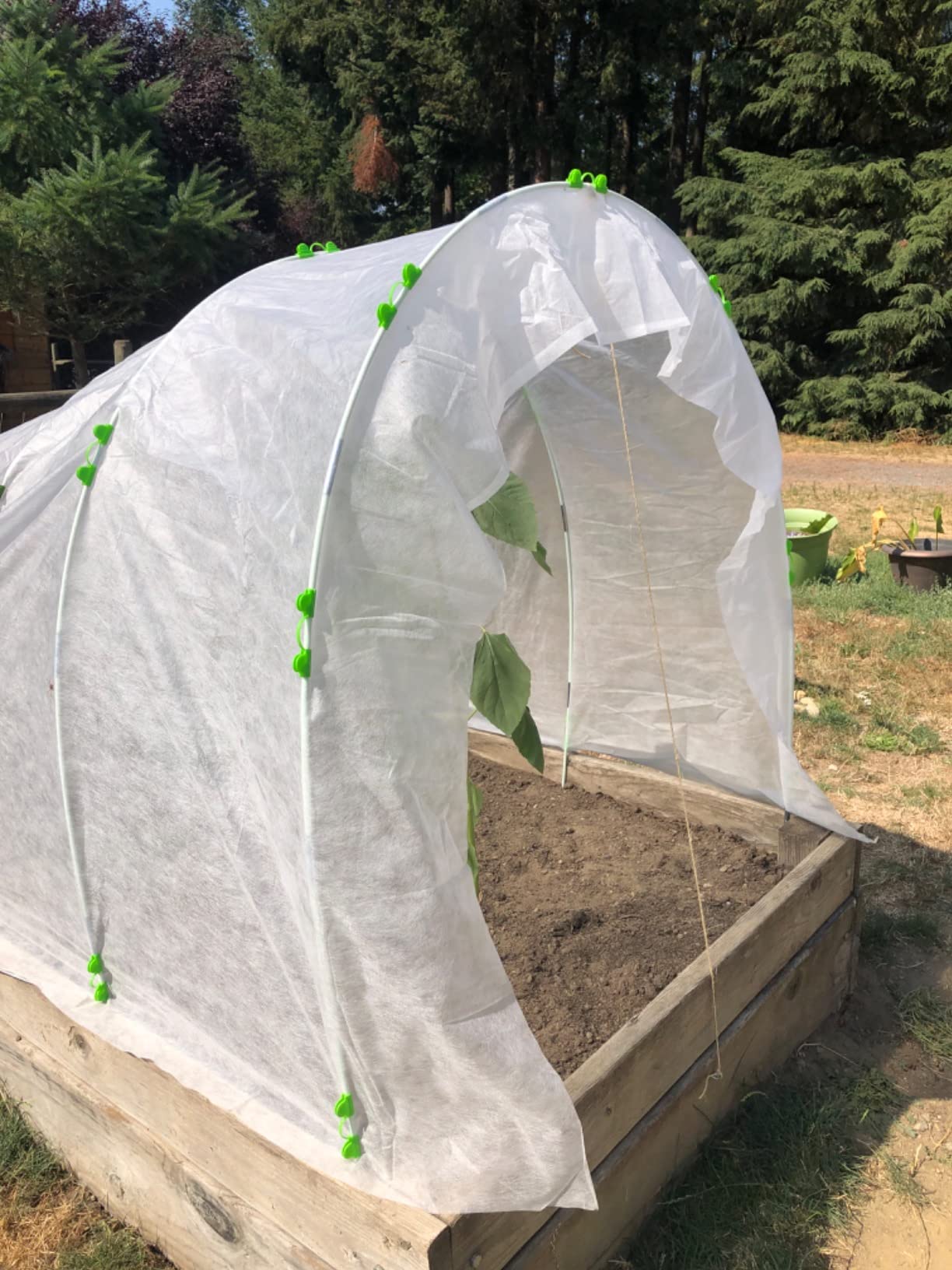 $5/mo - Finance Greenhouse Hoops, Grow Tunnel 7mm/0.275in Diameter Rust ...