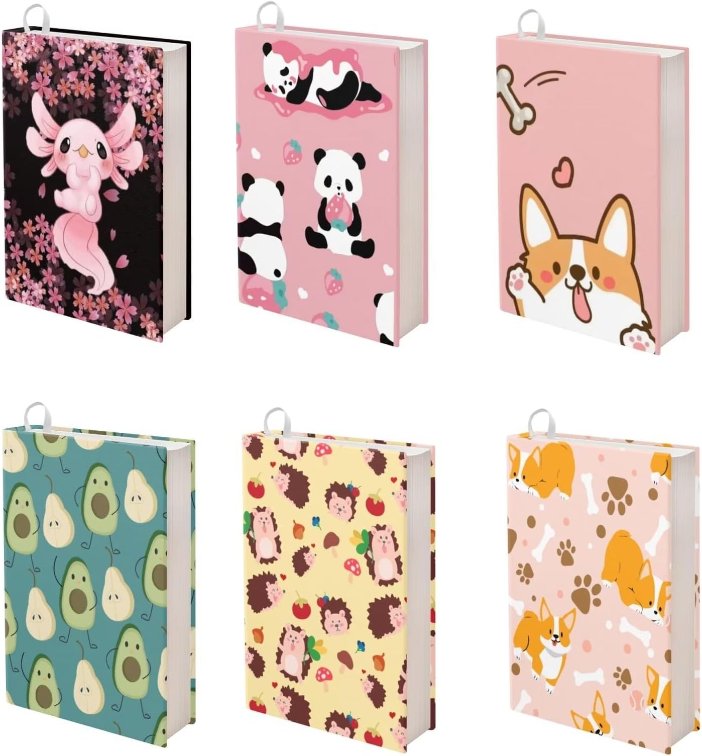 Amazon.com: Rshubino Animal Book Covers Cute Book Holder Case Covers ...