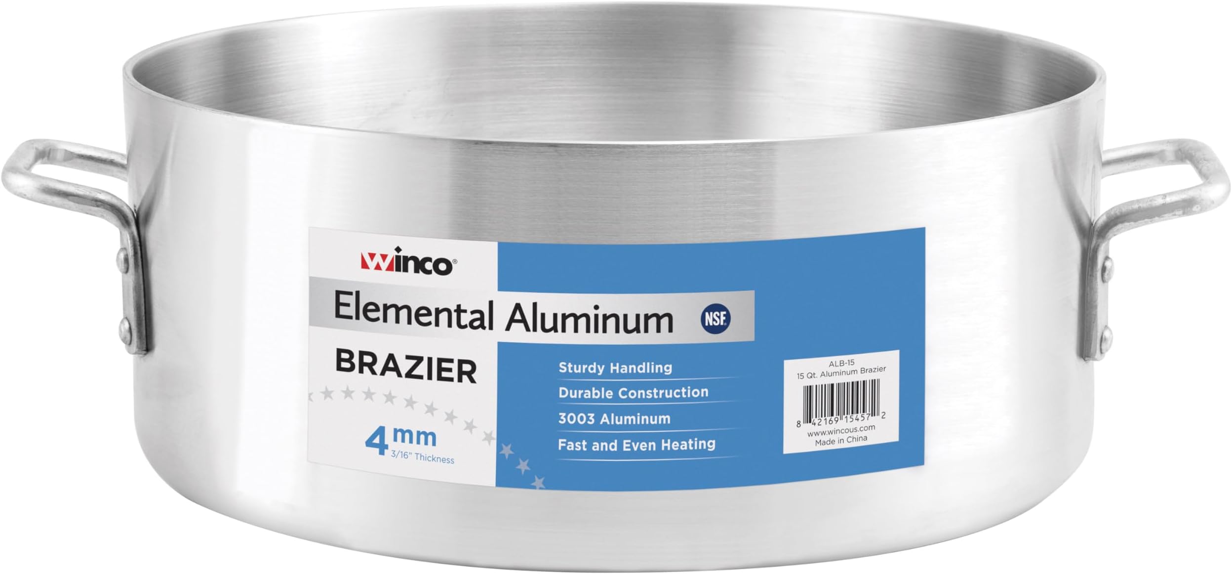 Amazon.com: Winware by Winco Winware Professional 3 Quart Aluminum ...