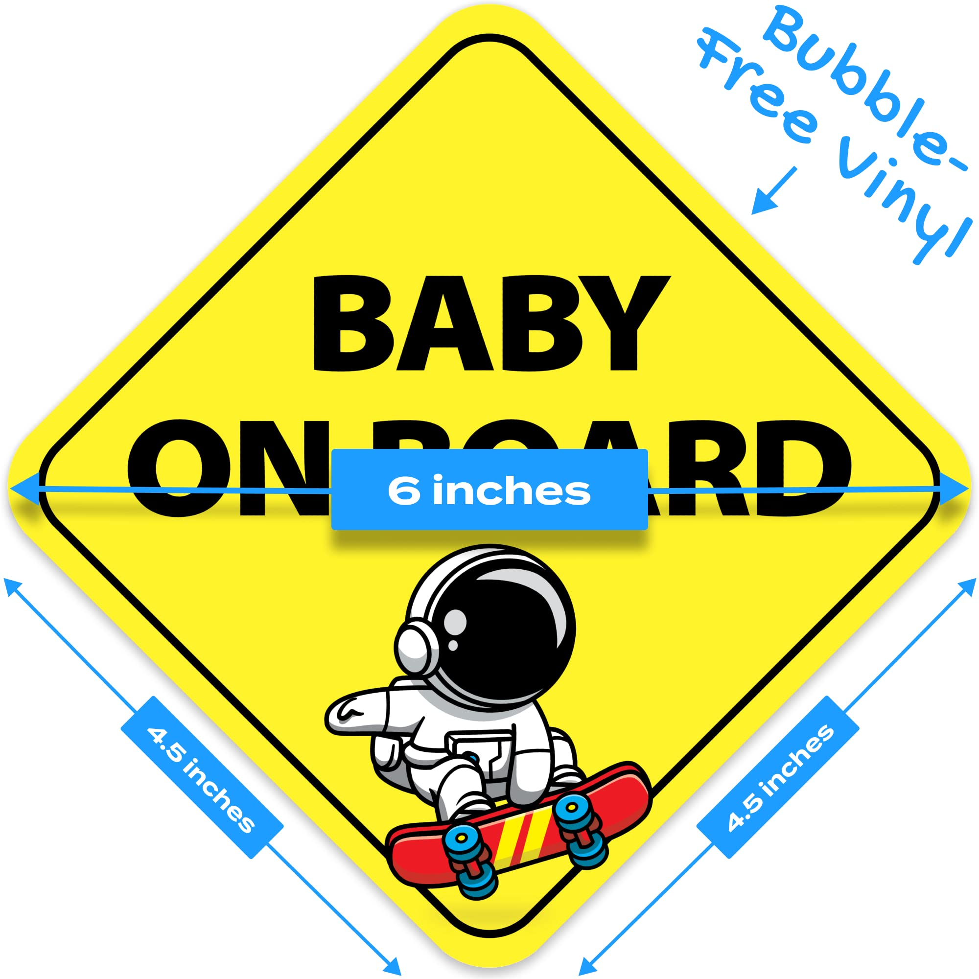 Snapklik.com : Stickios Baby On Board Sticker For Cars - Sticks ...