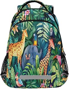 Amazon.com: Wildlife in The Amazon Rainforest Backpacks Travel Laptop ...