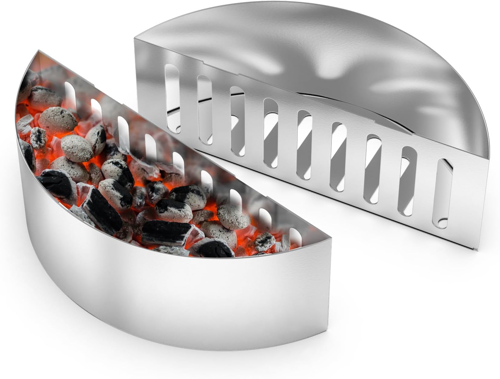 Amazon.com: Luoieo Charcoal Basket Stainless Steel Char Holder ...