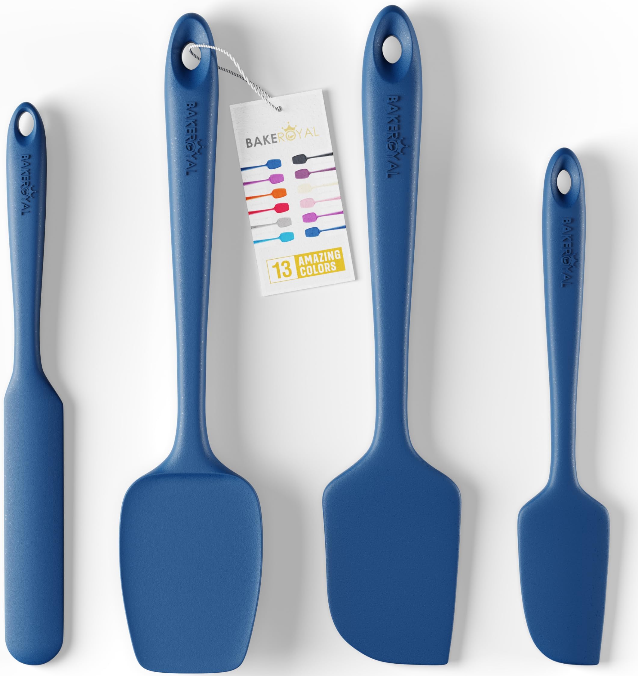 Amazon.com: Wanbasion 5 Piece Premium Silicone Spatula Set Heat ...