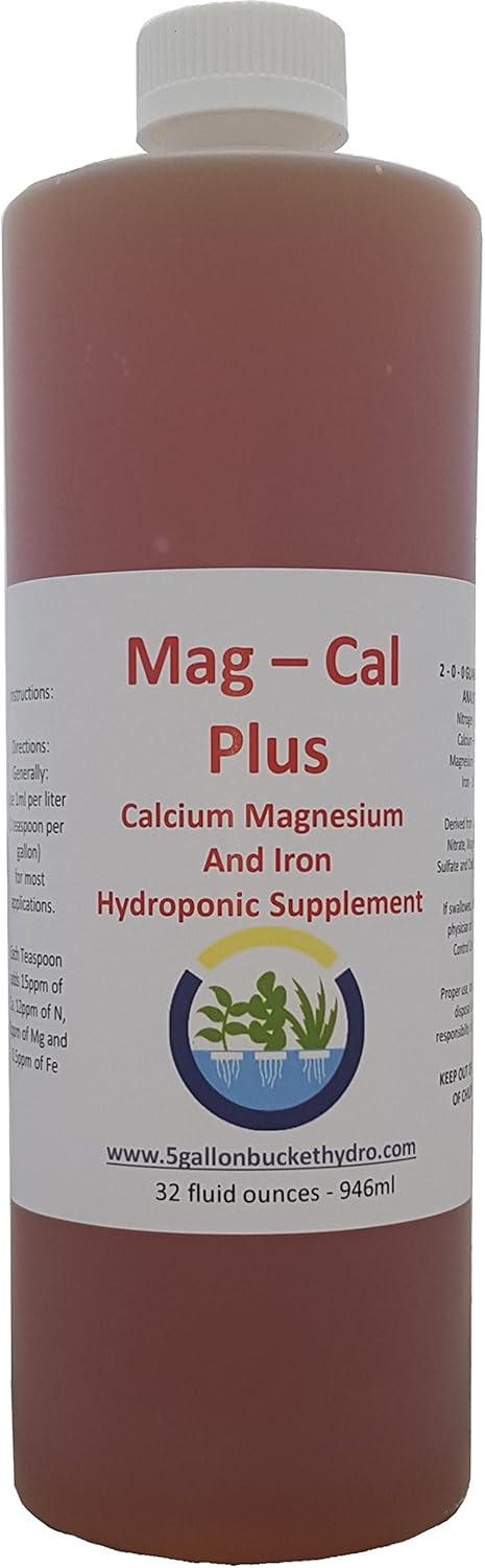 Amazon.com : Mag-Cal Plus Hydroponic Supplement (32oz) : Patio, Lawn ...