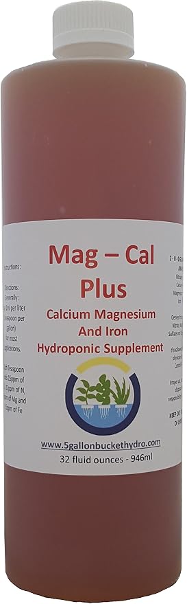 Amazon.com : Mag-Cal Plus Hydroponic Supplement (32oz) : Patio, Lawn ...
