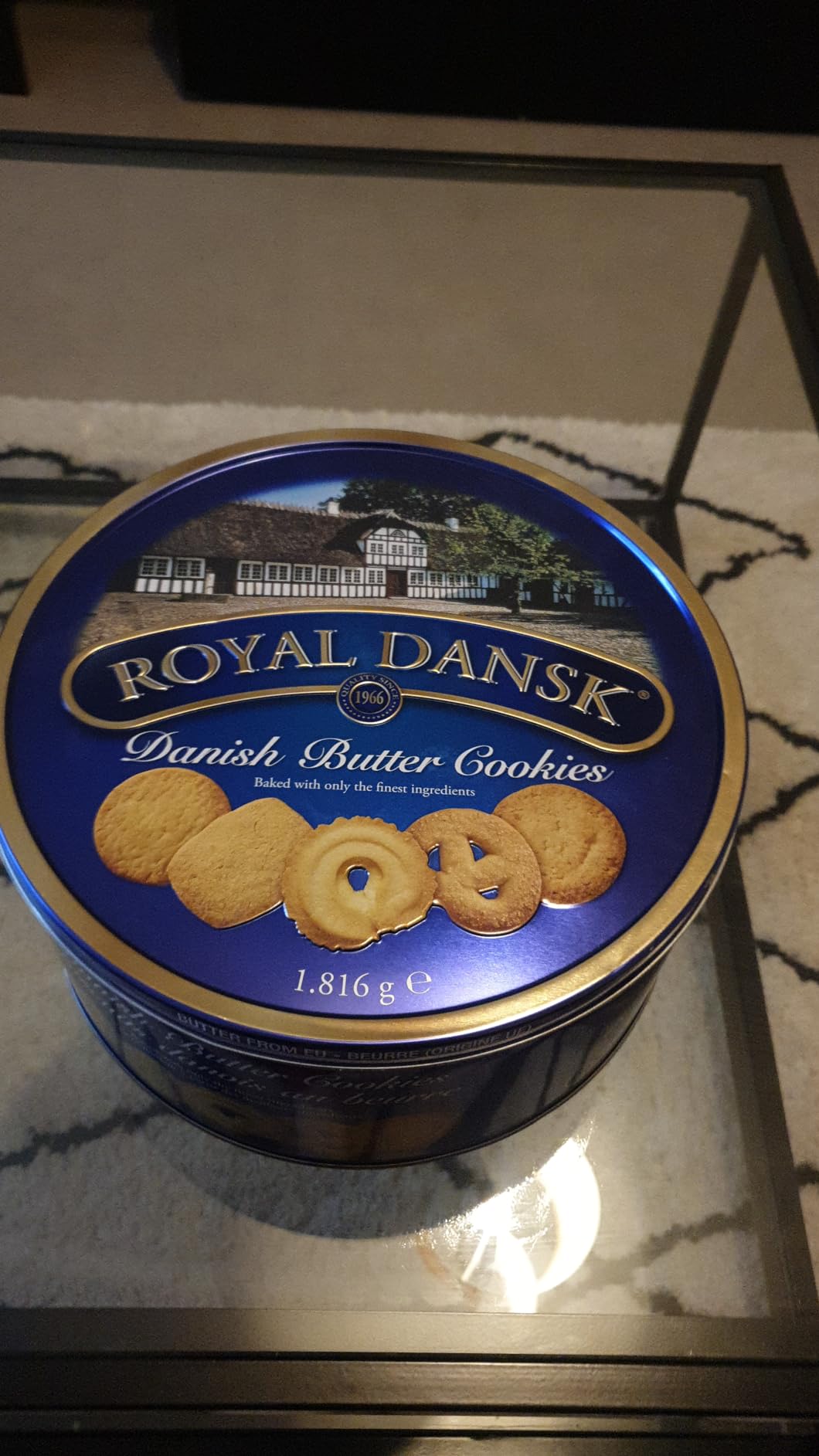 Royal Dansk Danish Butter Cookies 1.81kg Tin Family & Share Tin Simple ...