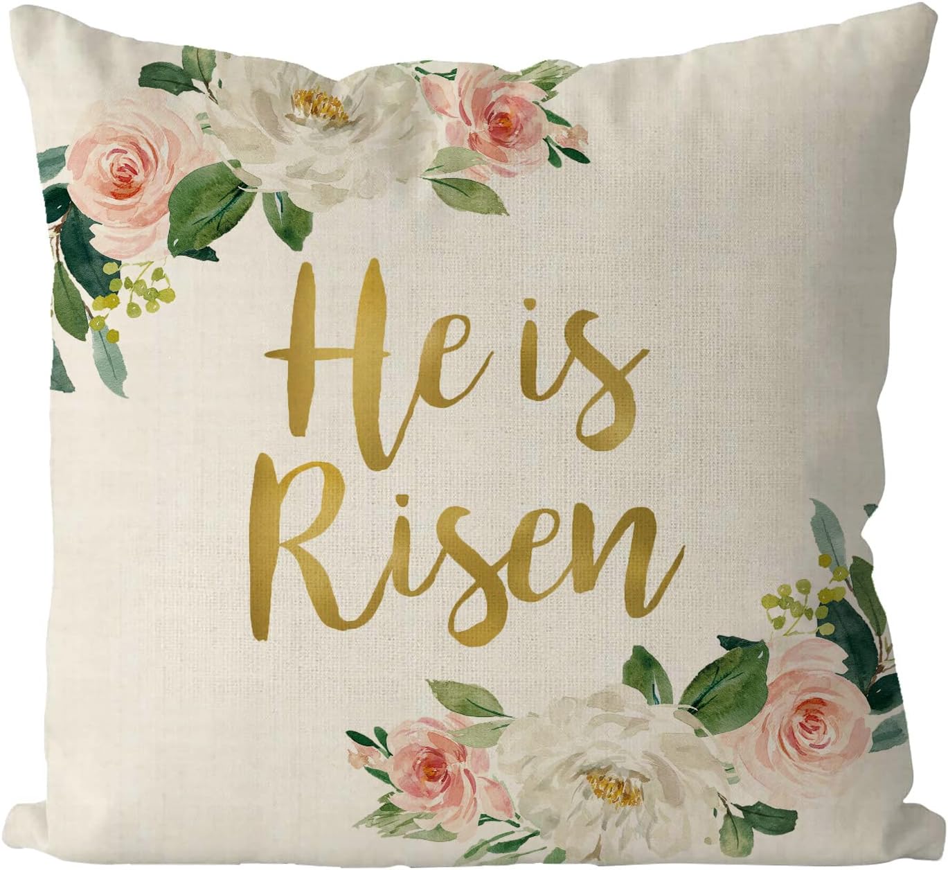 Amazon.com: HIWX Easter Pillow Covers, Easter Religious Pillow Covers ...