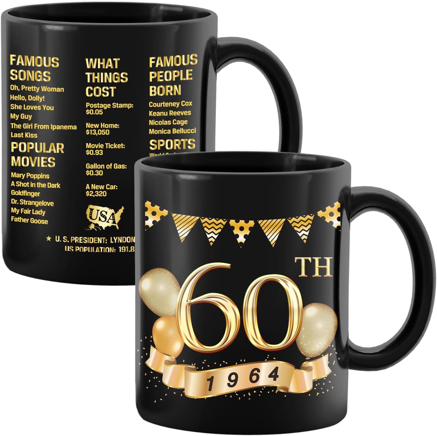 Amazon.com: 60th Birthday Mug for Men - Funny Gag Present for Him ...