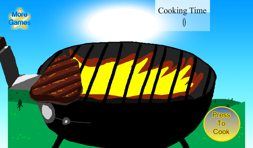 Cooking Steak on Grill Maker Pro - App on Amazon Appstore