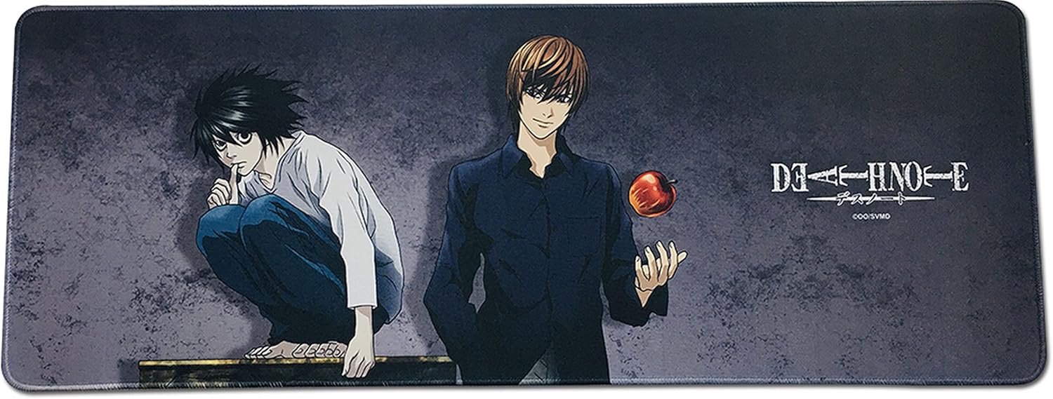Amazon.com: Death Note - Light Yagami & L #02 RGB Mouse Pad : Office ...