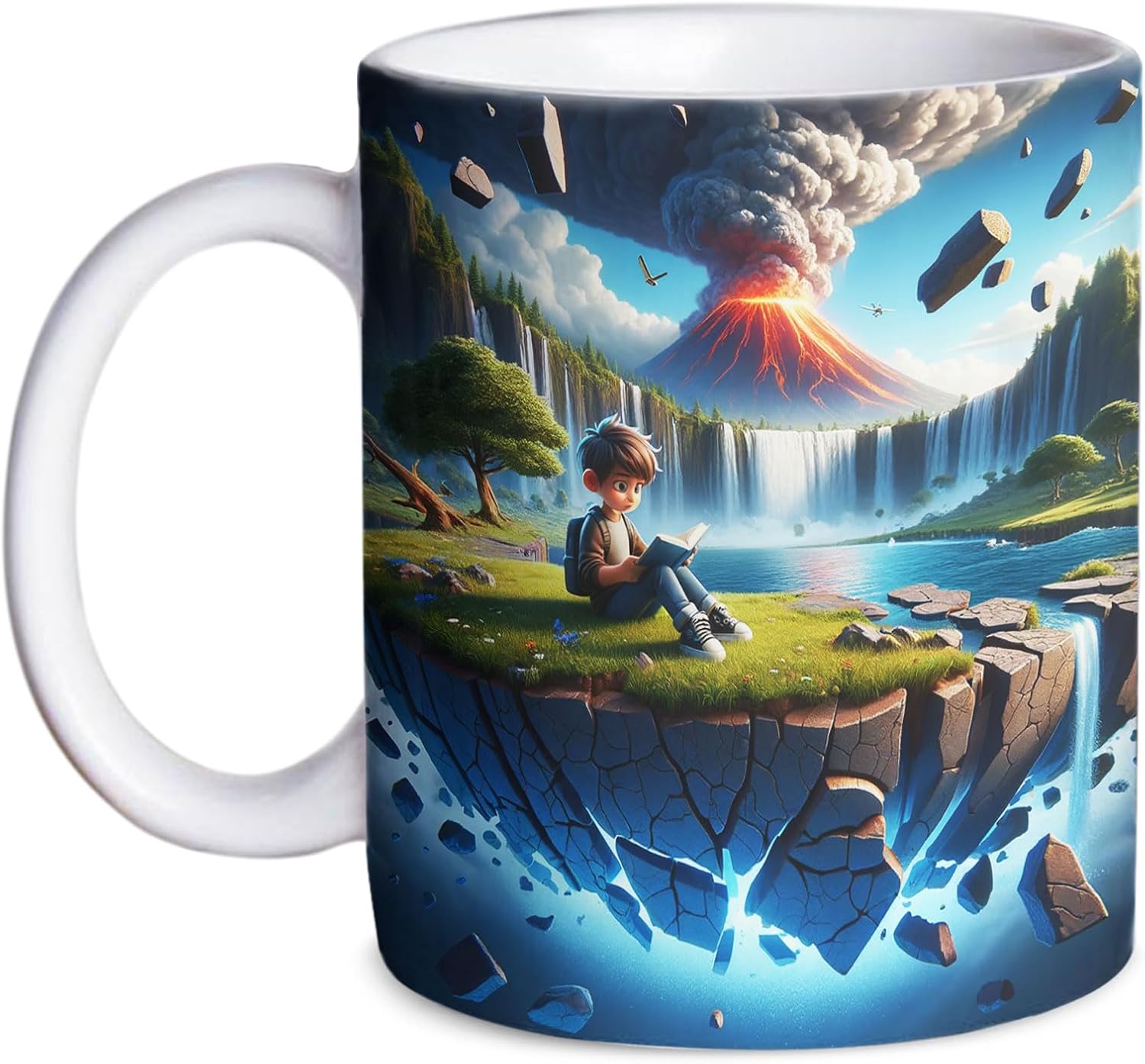 Amazon.com: QTValue Castle Coffee Mug, Mushroom Coffee Mug, 3D Mug ...