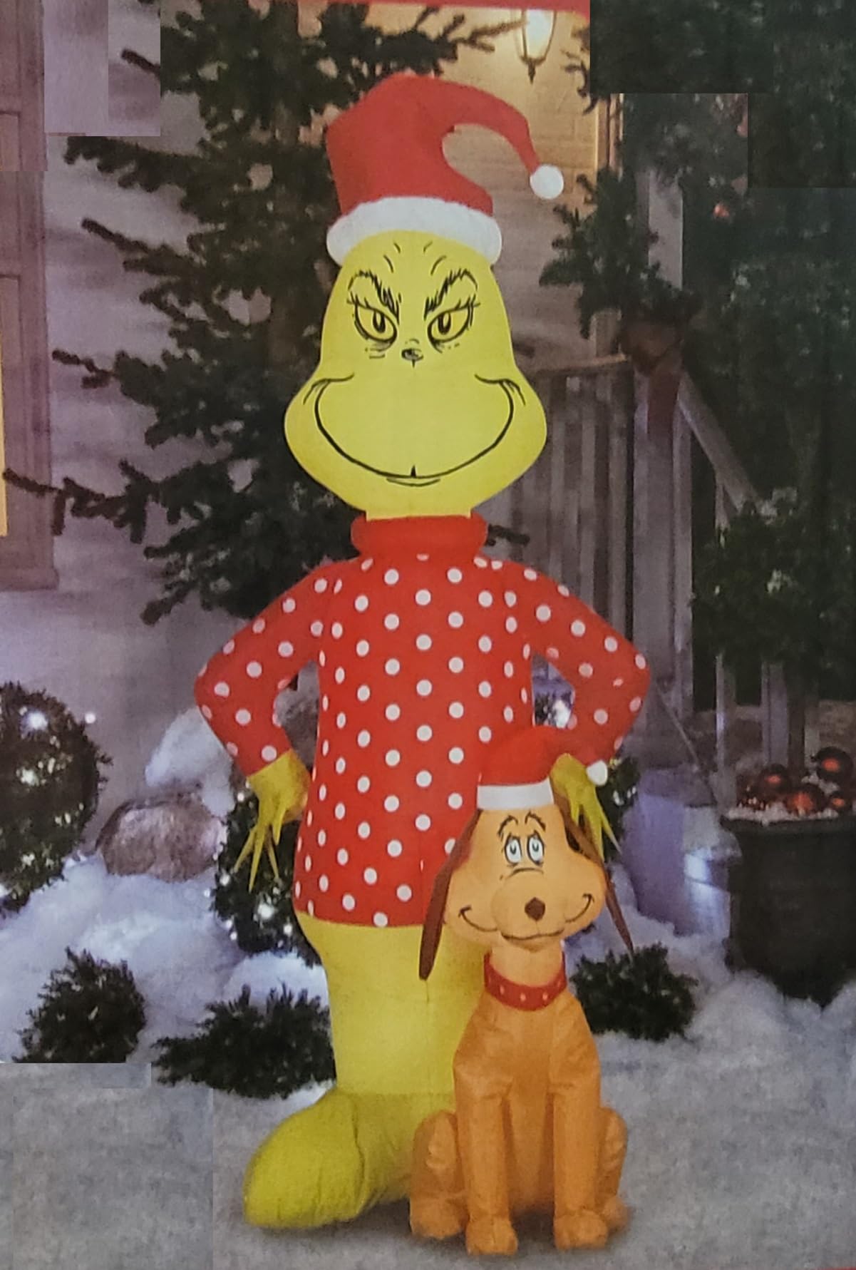 Grinch Explosiones Inflables De Aire Decoraciones Navideñas Inflables