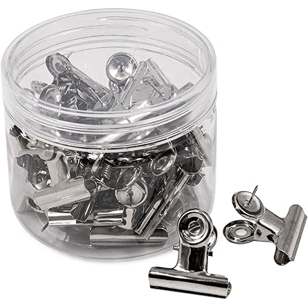 Amazon.com: Tugaizi 50 Pack Push Pins Clips Heavy Duty Clips with Pins ...