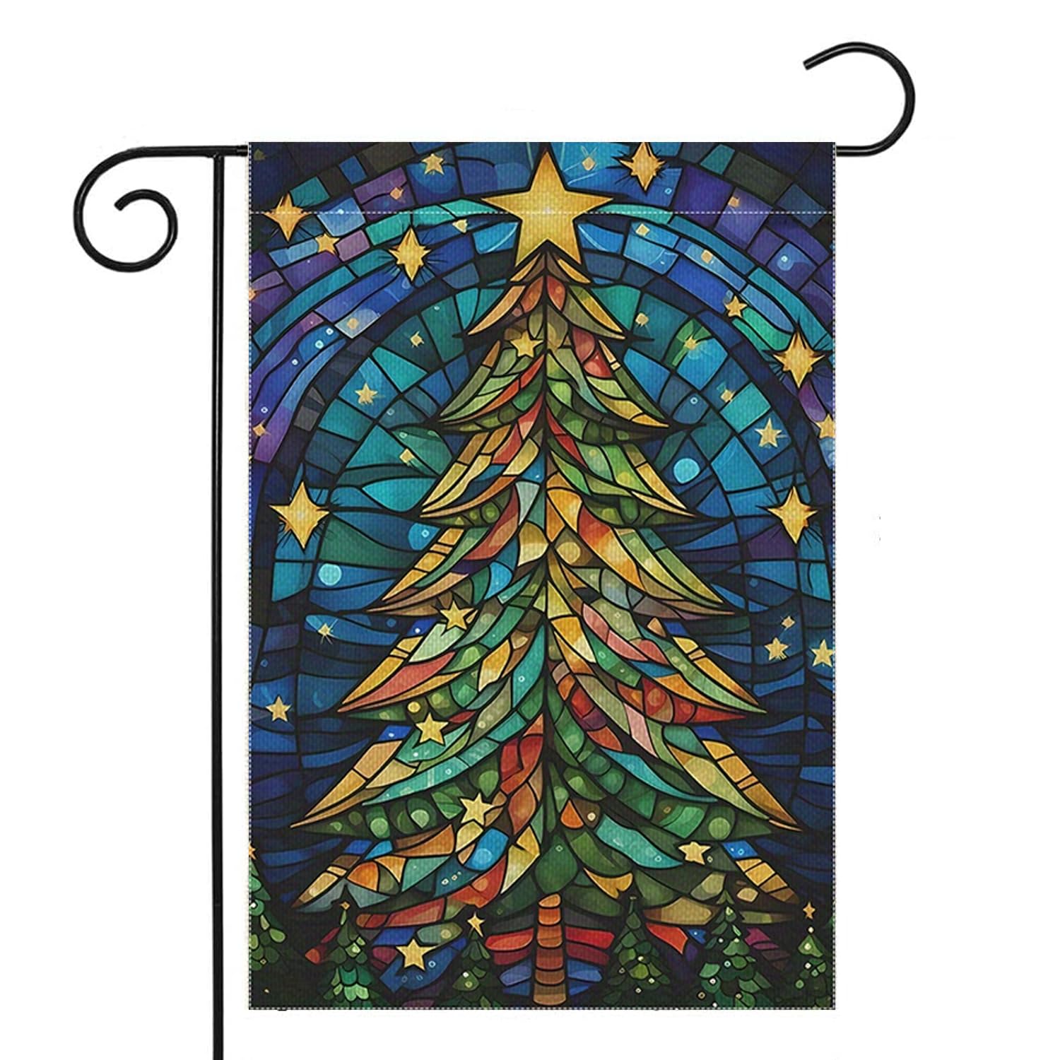 Amazon.com : Christmas Garden Flags 12x18 Inch Double Sided For Outside ...