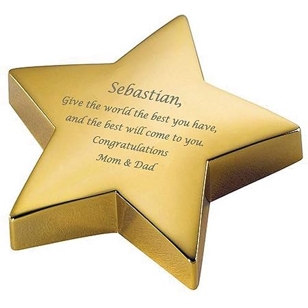 Amazon.com: Star Paperweight in Nickel Plated : Office Products