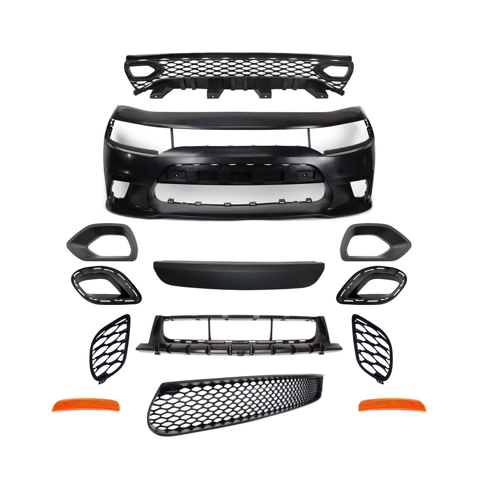 Front Bumper Cover Full Body Kit W Side Mark Lights | Desertcart INDIA