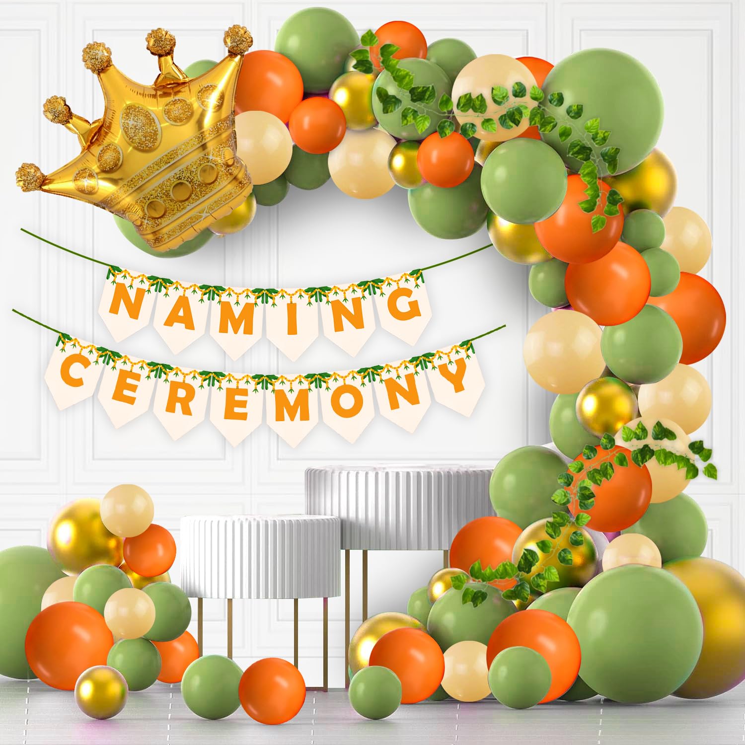 Party Propz Naming Ceremony Decoration Kit - 61 Pcs Naming Ceremony ...