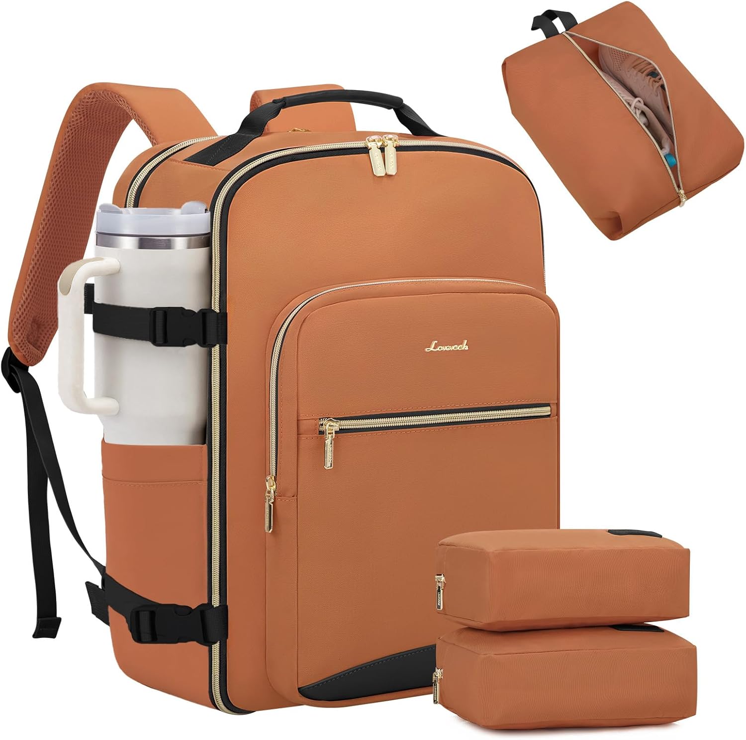 Amazon.com: LOVEVOOK 40L Large Travel Backpack for Women Men, 17 Inch ...