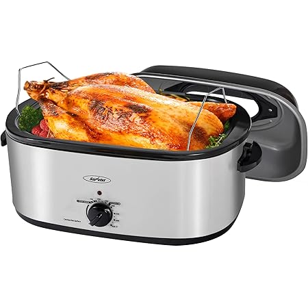 Amazon.com: 26 Quart Electric Roaster Oven with Visible & Self-Basting ...