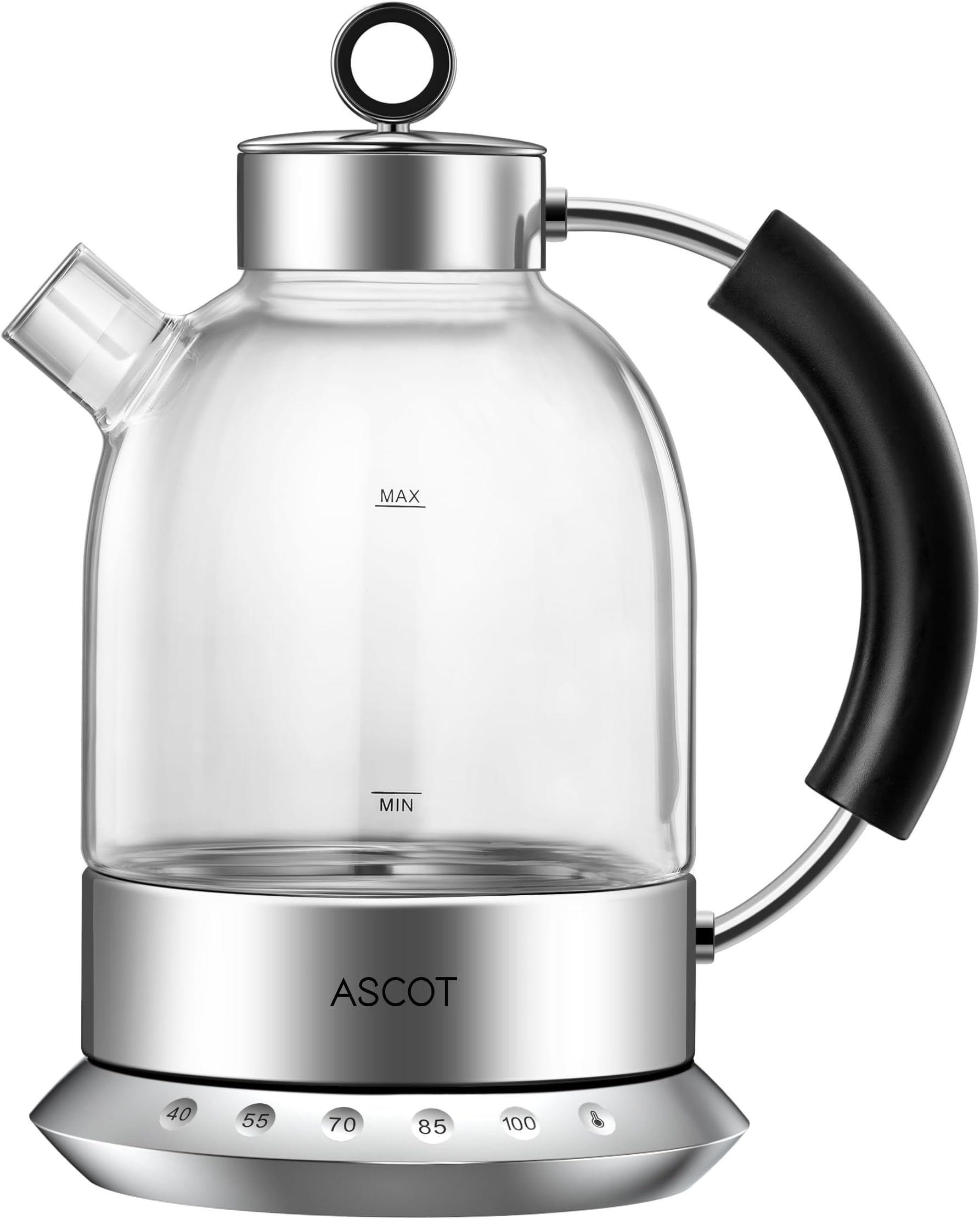 ASCOT Electric Kettle with 5 Variable Presets, Electric Tea Kettle ...