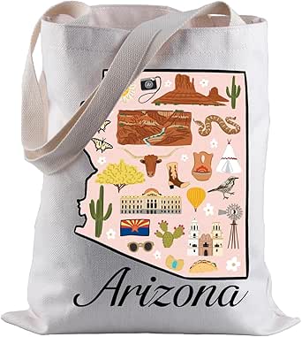 Amazon.com: BLUPARK Arizona Lover Tote Bag Arizona Souvenir Gift ...
