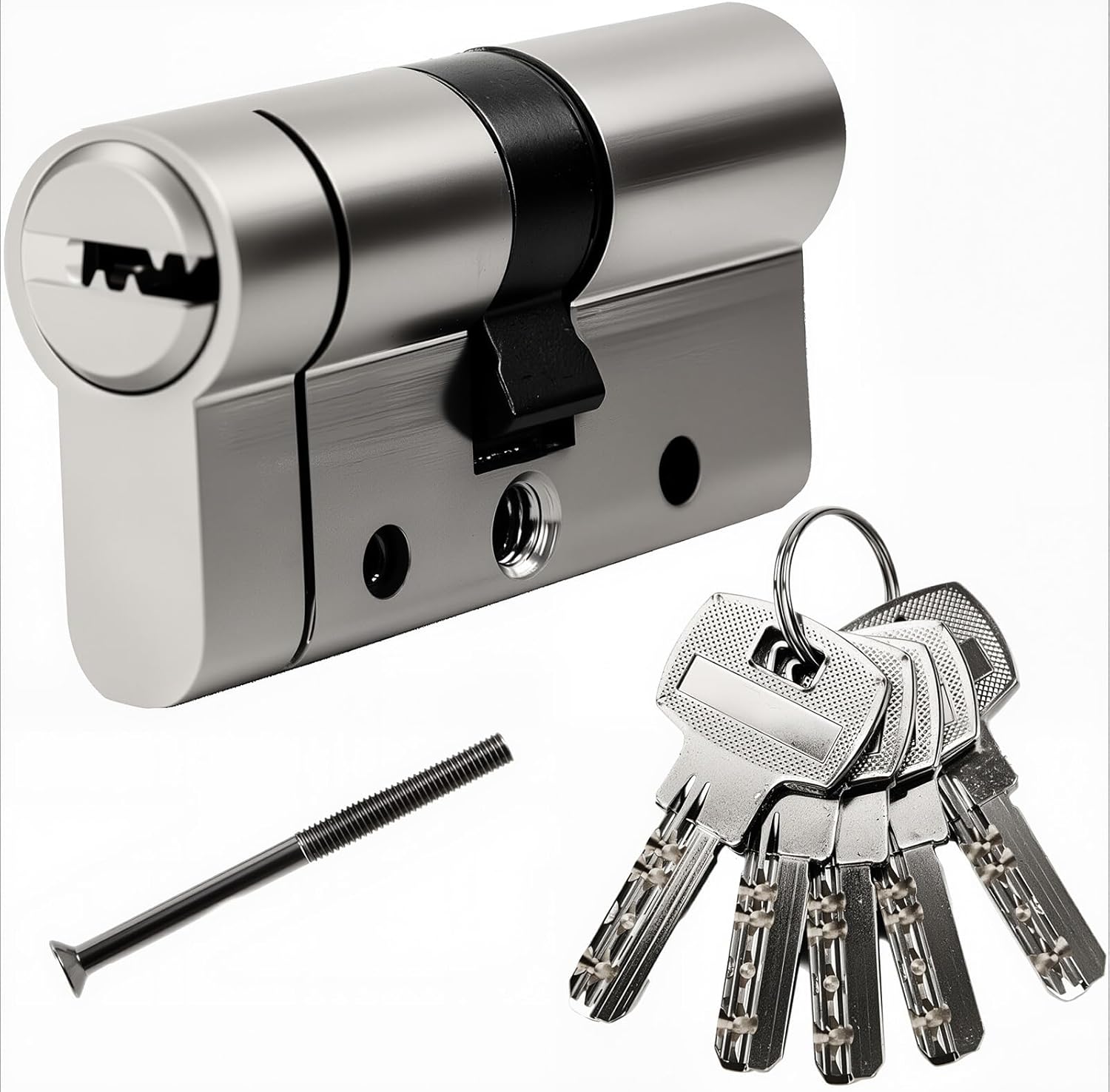 SEPOX 60mm(30/30) Anti-Snap Euro Door Lock Cylinder, High Security 6 ...