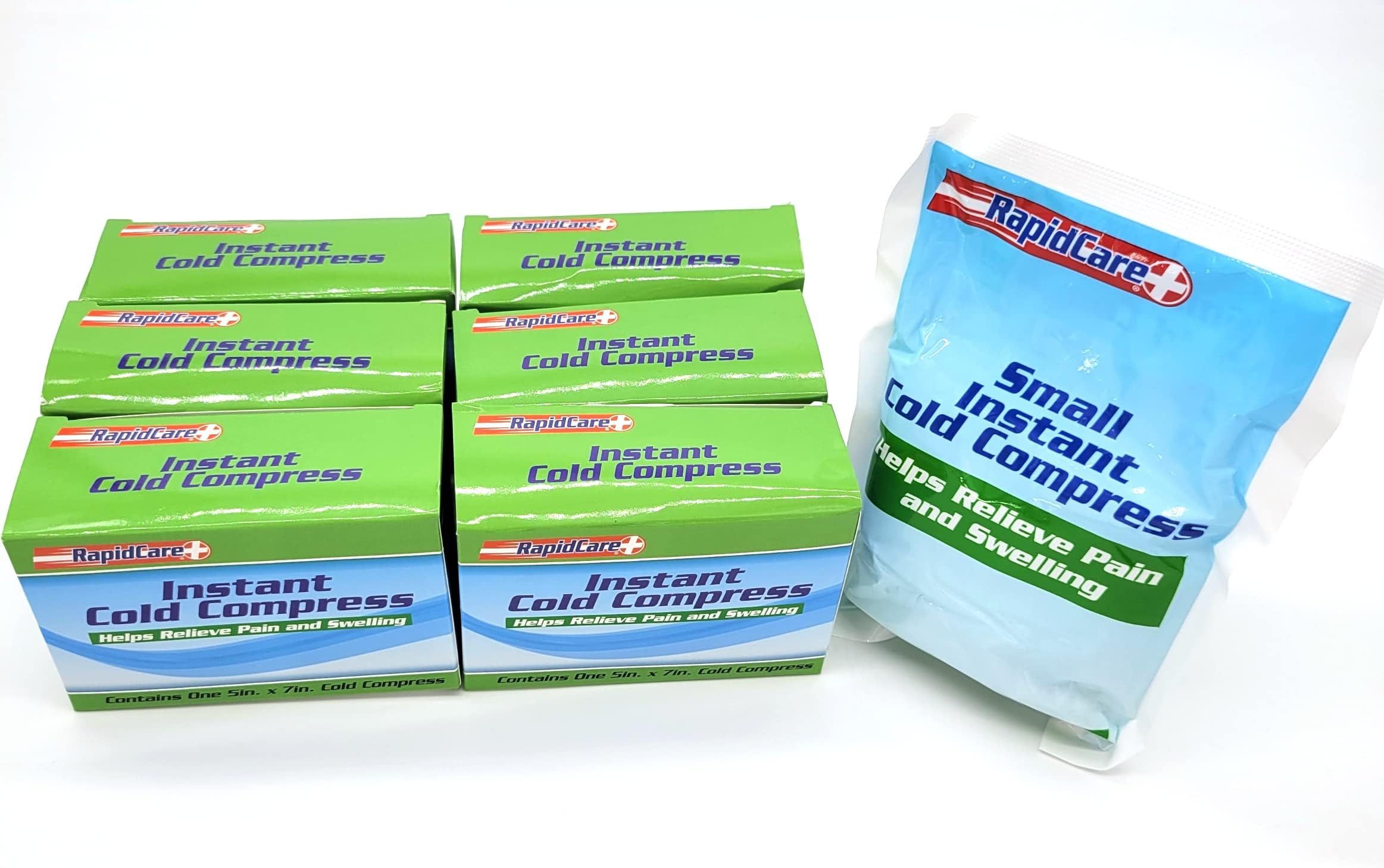 Amazon.com: Instant Cold Pack (5"x7") - 6 Pack of Disposable Ice Packs ...