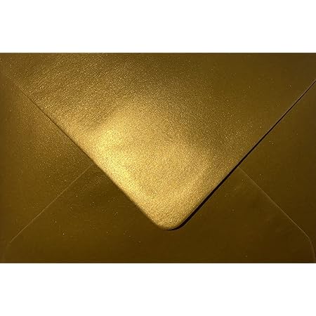 x25 C5/A5 Gold Metalic Pearl Quality Envelopes : Amazon.co.uk ...