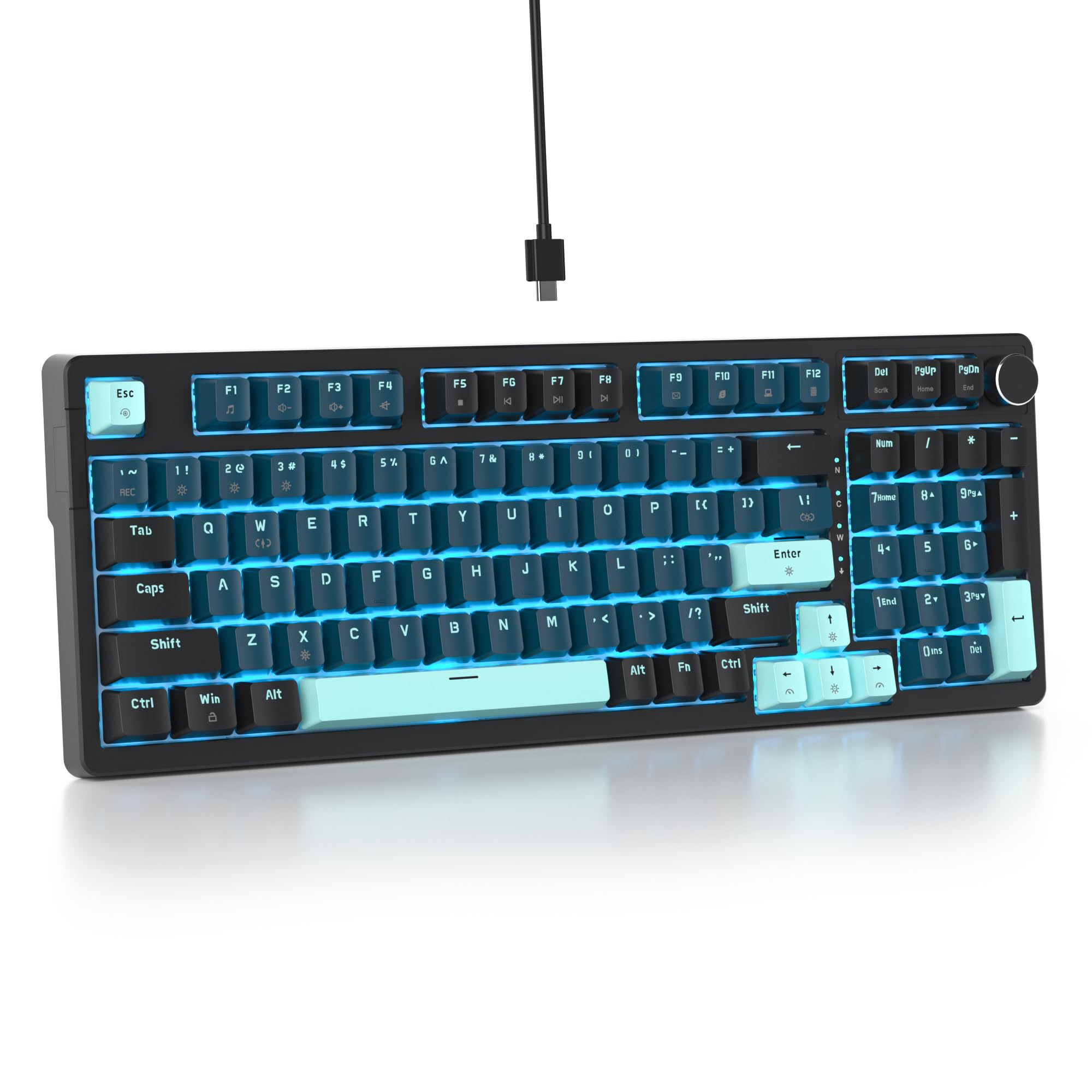 Snapklik.com : SbocKeeb 96% Wired Mechanical Gaming Keyboard,Gasket ...