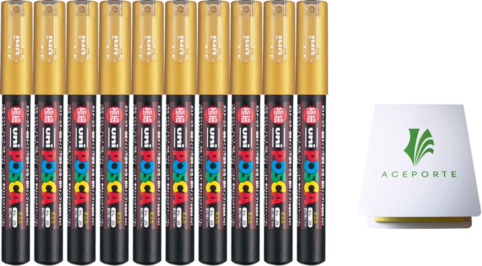 Amazon.com : Uni Posca Medium Marker, Gold (PC5M.25) : Office Products
