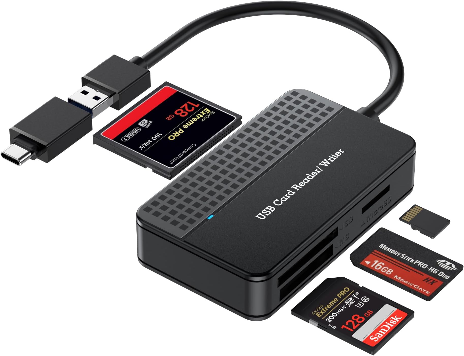 Amazon.com: SmartQ C368 USB 3.0 Card Reader - Plug & Play, Compatible ...