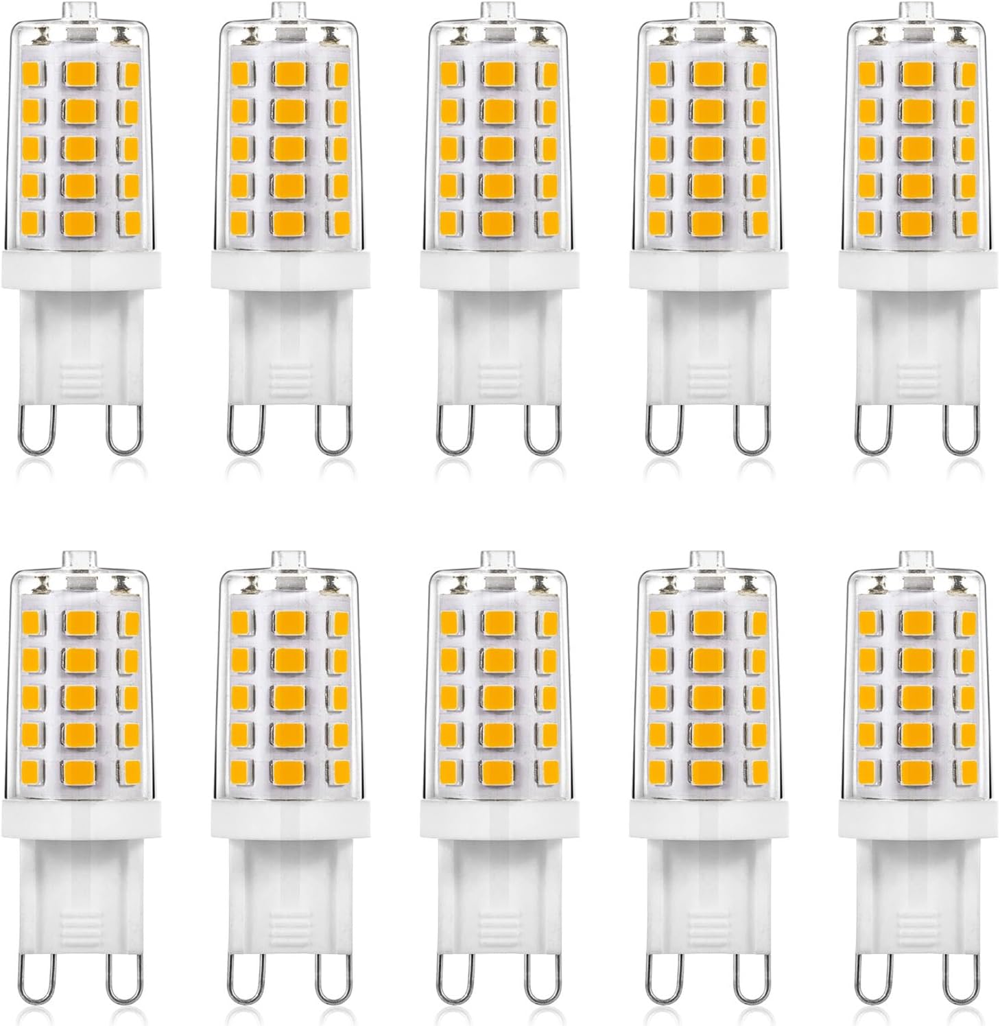 Joutameili 10 Pack G9 LED Bulb Soft Warm White 2700K 4W Equivalent 40 ...