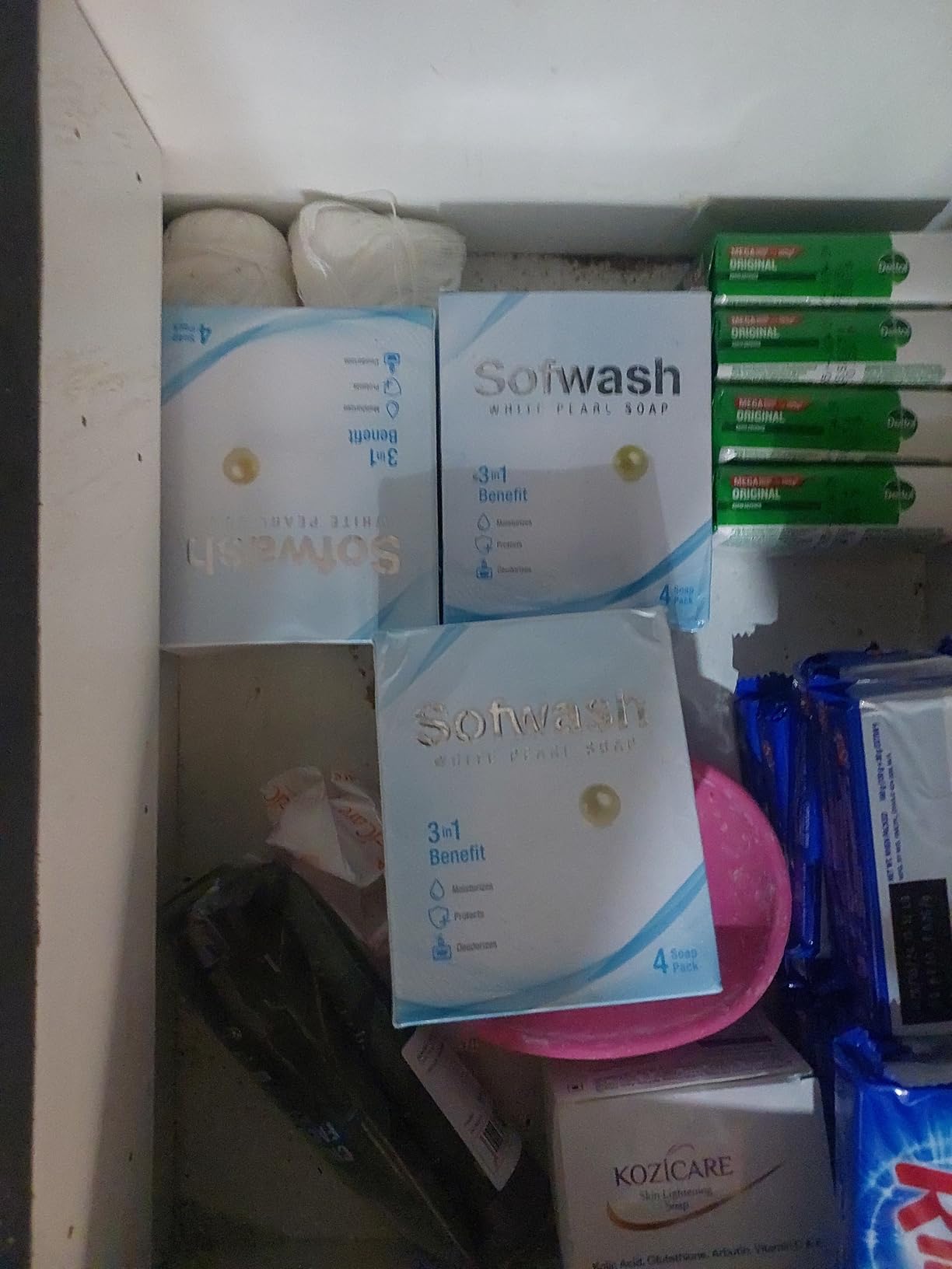 Buy Sofwash White Pearl Soap (4 Unit X 75 g -300 g) (Pack of 1) Online ...