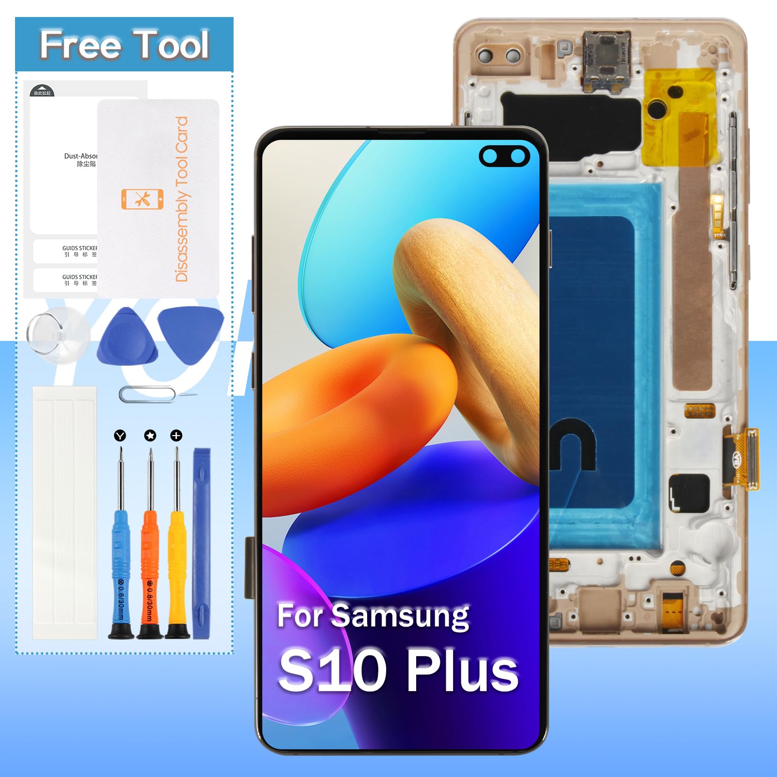 Amazon.com: Screen Replacement for Samsung Galaxy S10 Plus G975f G975u ...