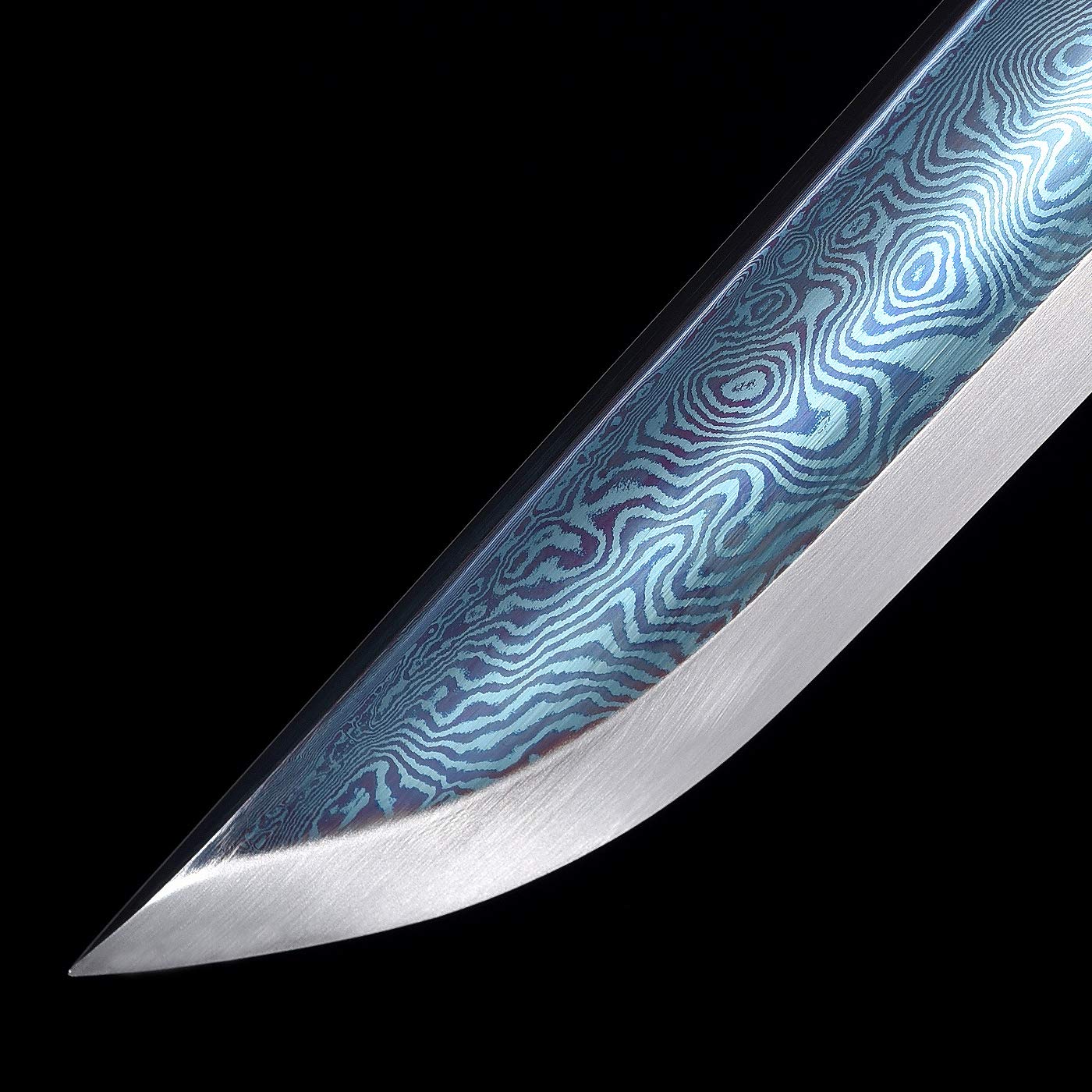 Buy entez Katana Sword Real Battle Ready,Damascus Katana,Japanese ...