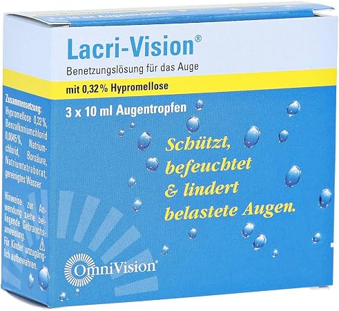 Lacri VISION Augentropfen, 3X10 ml : Amazon.de: Drogerie & Körperpflege