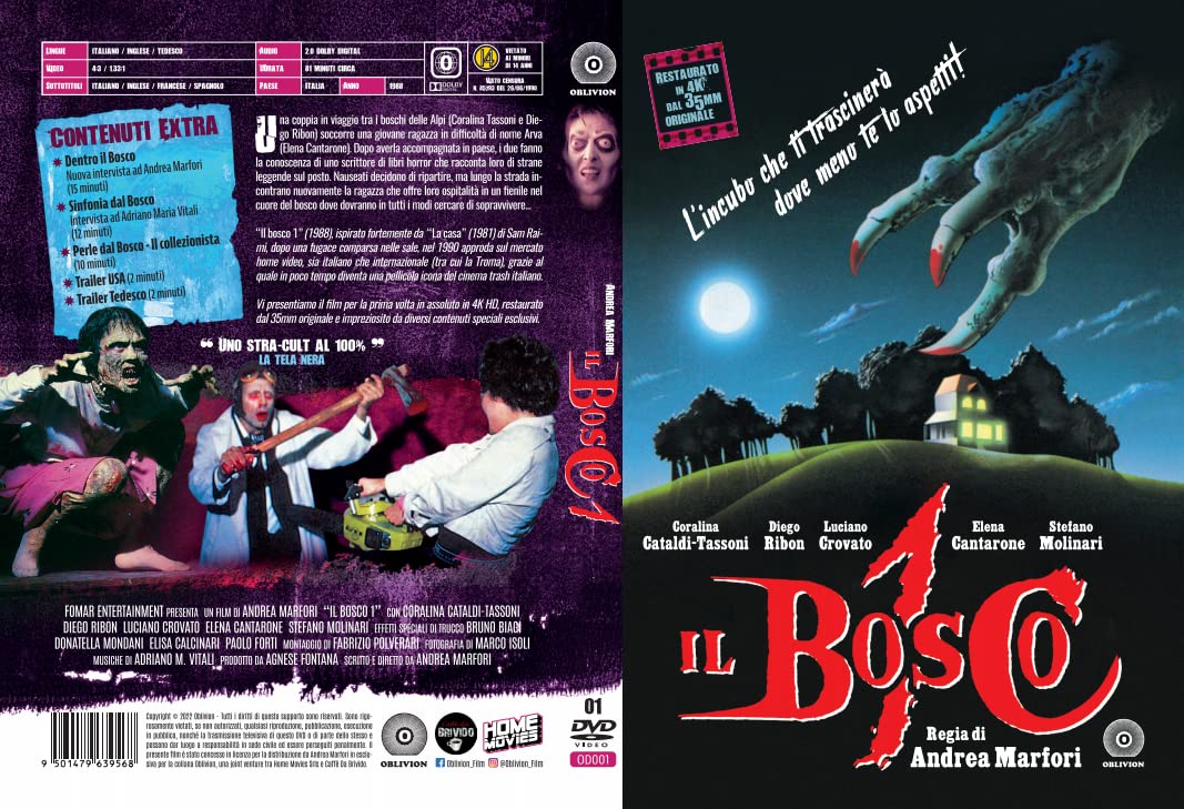 Il bosco 1 (Andrea Marfori) Restaurato in 4K da 35mm (DVD - Oblivion ...