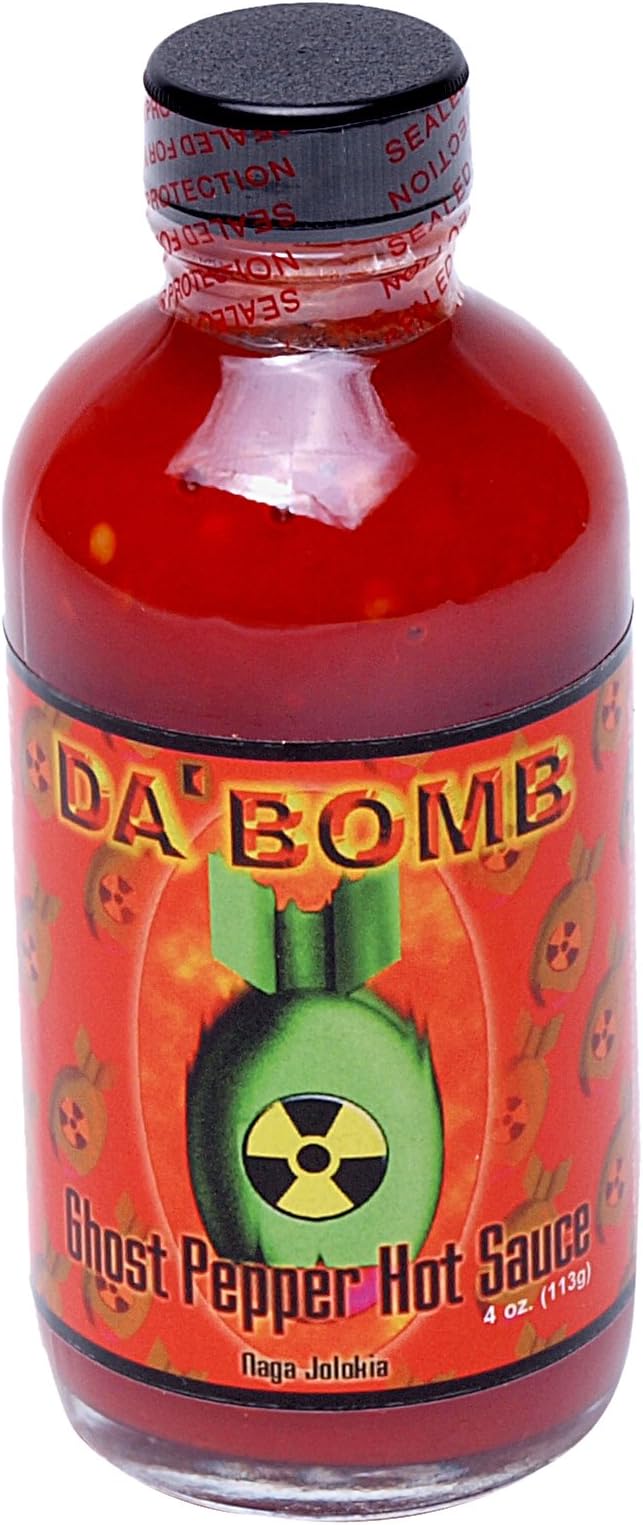 Amazon.com : Da Bomb Hot Sauce - Total Destruction 3 pack - Da Bomb ...