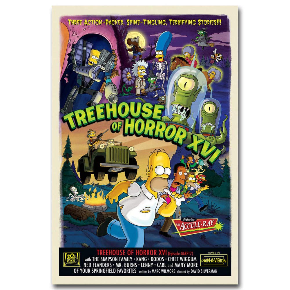 The Simpsons Treehouse Of Horror Posters