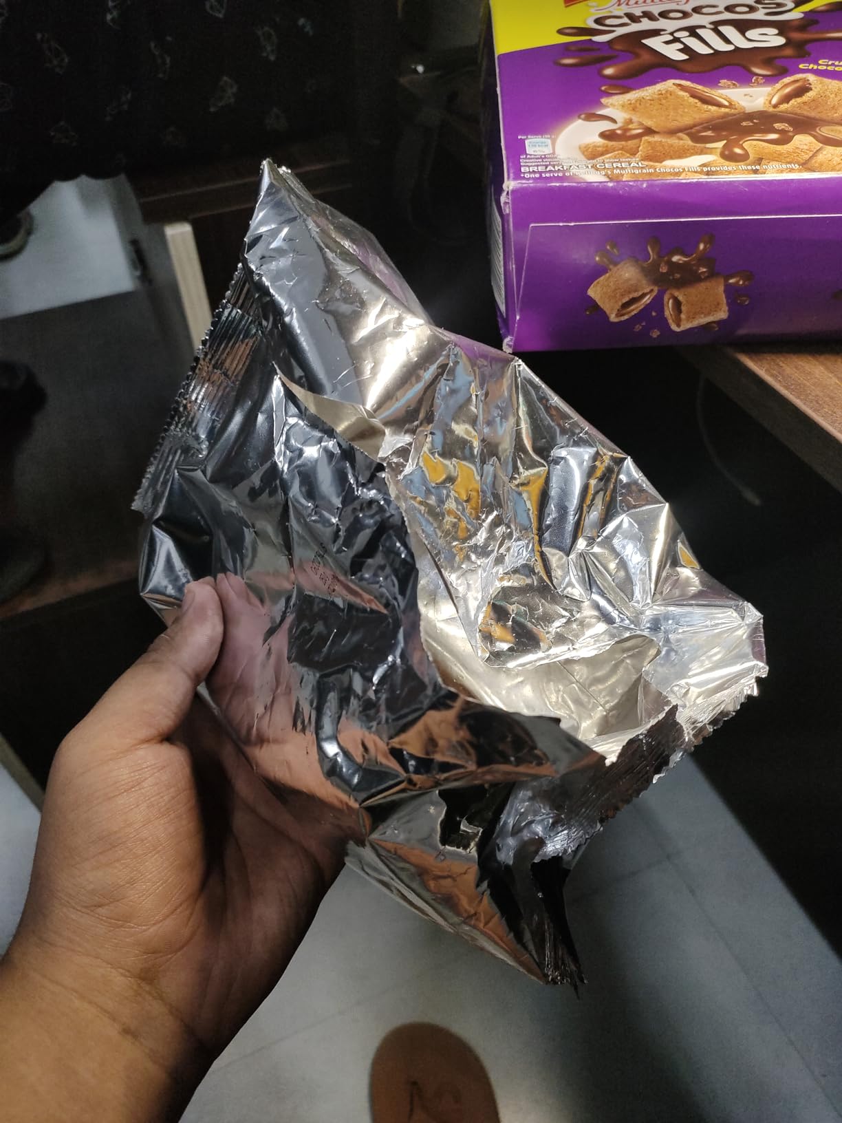 Kellogg's Chocos Fills 250g | Double Chocolaty, Anytime Snack | 3 ...