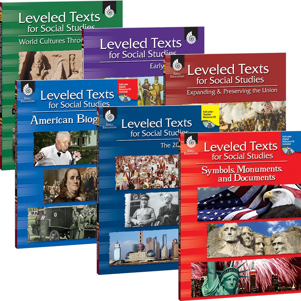 Amazon.com: Leveled Texts for Social Studies: 6-Book Set: 9781425810702 ...