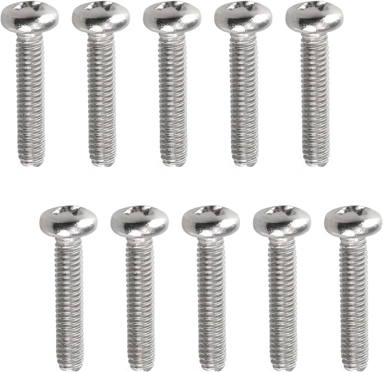 Amazon.com: uxcell M2.5x6mm 316 Stainless Steel Phillips Pan Head ...