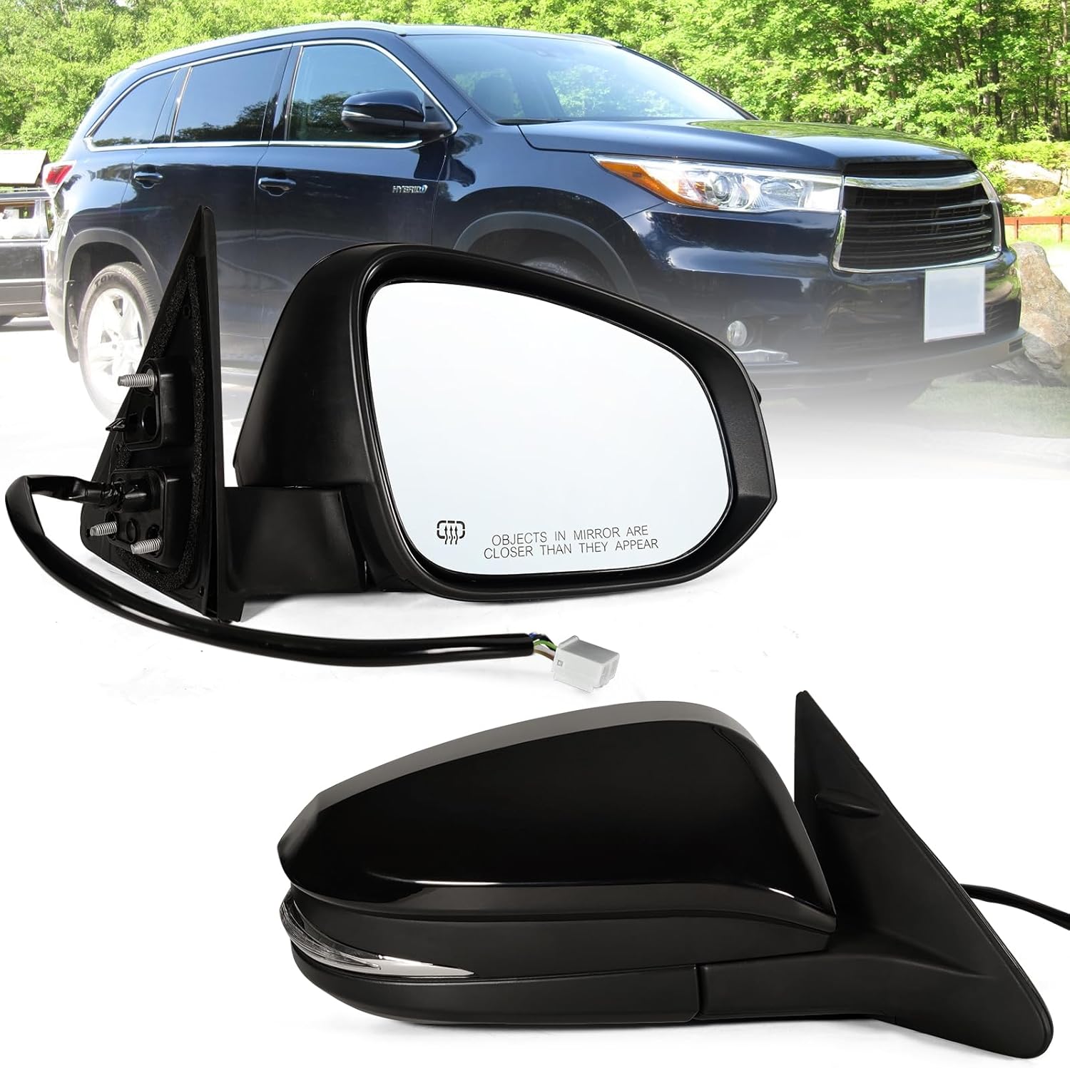 Amazon.com: Lqito Right Passenger side Mirror Fits 2014-2019 Toyota ...