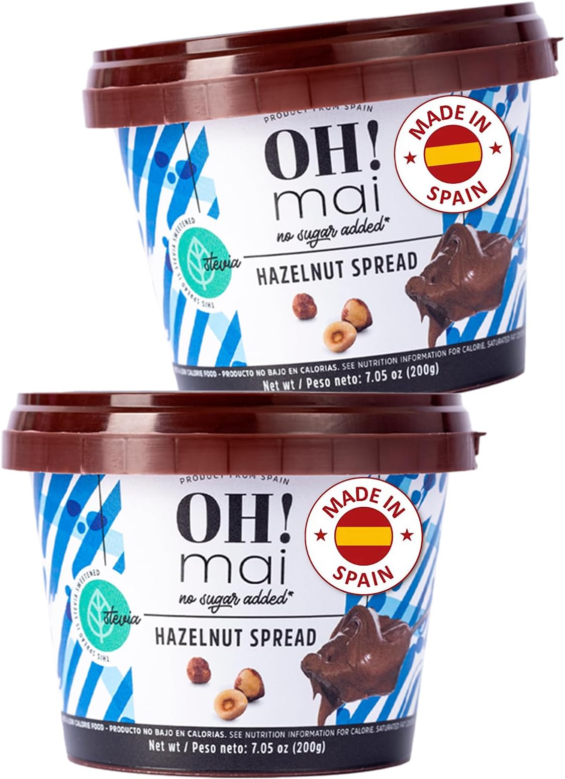 Amazon.com : Nutilight, Sugar Free/No sugar Added, Hazelnut Spread ...
