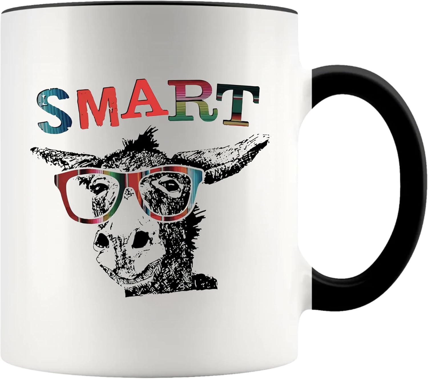 Amazon.com: TGiakisz Smart Ass Mug, Funny Coffee Mug, Donkey Mug, Smart ...