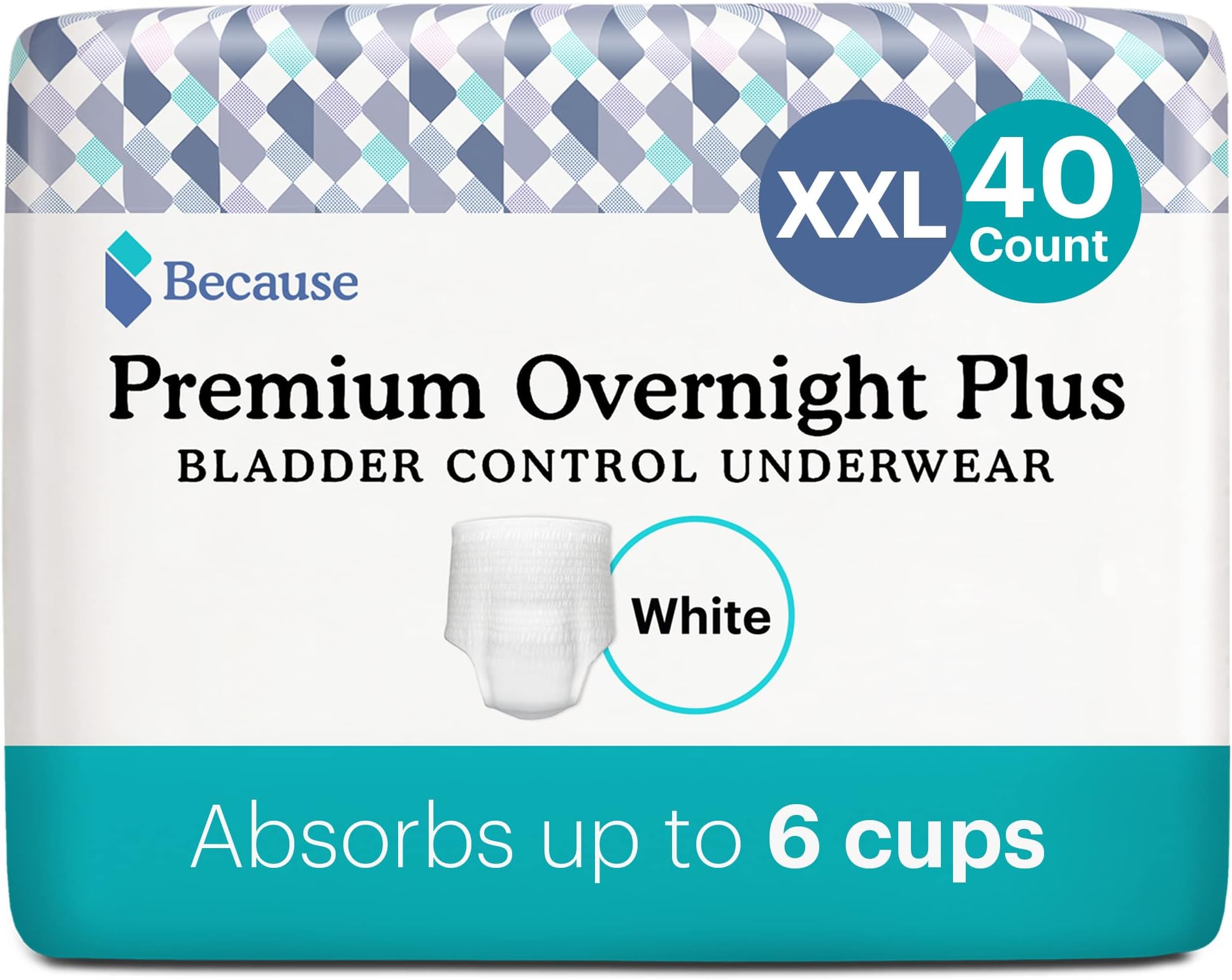 Amazon.com: Because Overnight Absorbency Pull Ups - Adult Disposable ...