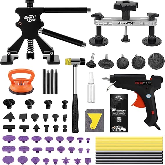 Fly5D Kit de débosselage de voiture, 69 outils de réparation de bosses ...