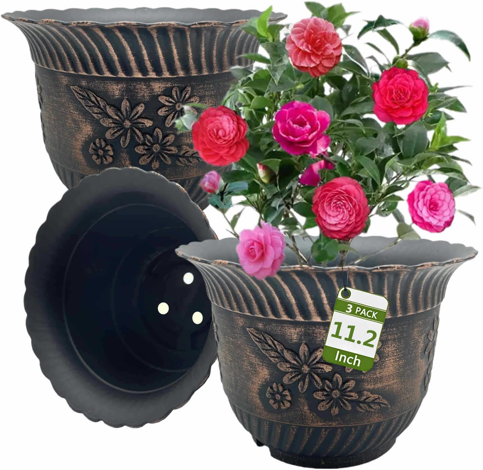 Amazon.com : Southern Patio 12 Inch Heritage Outdoor Home Patio Round ...