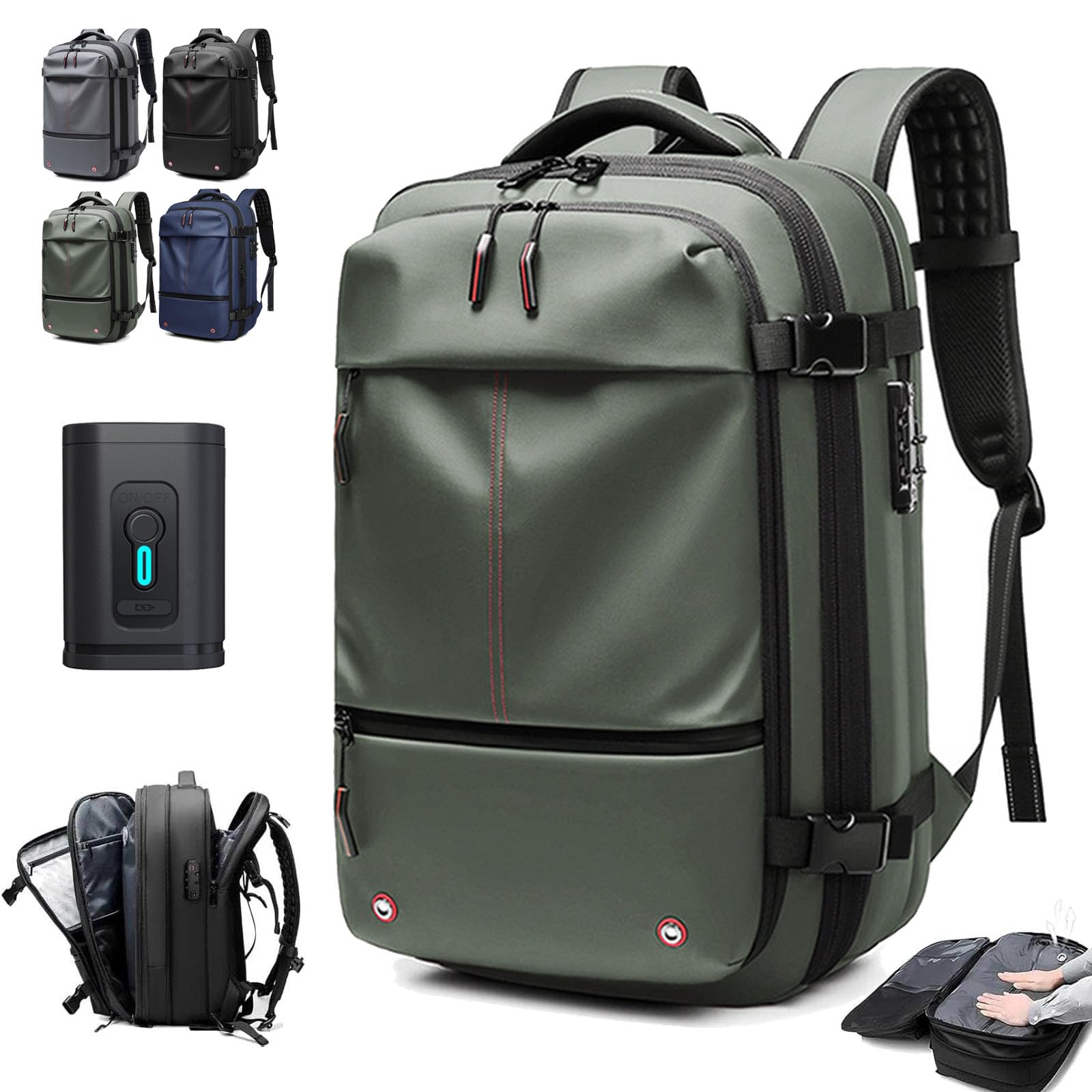 Amazon.com: Fulvuse Jet Pack Pro Travel, Vacpack Backpack, Travel Smart ...